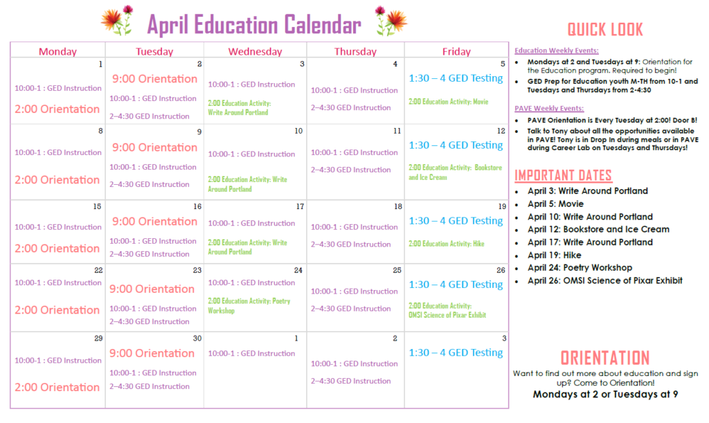 New Avenues for Youth